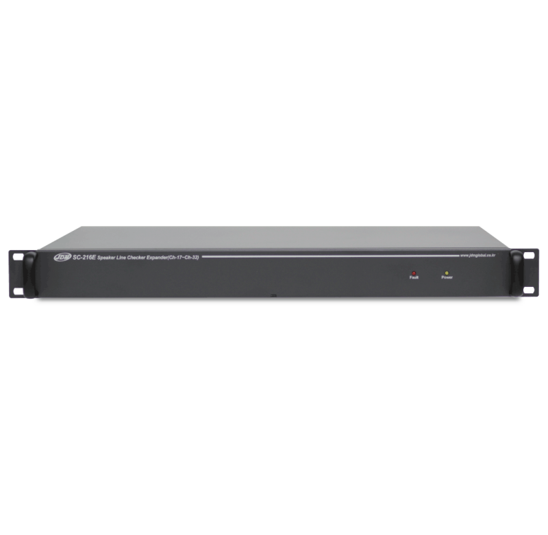 16 Line Loudspeaker Controller with Fault Detection